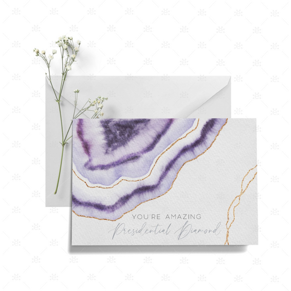 Gemstone Rank Recognition Card - Presidential Diamond - ENGLISH ...