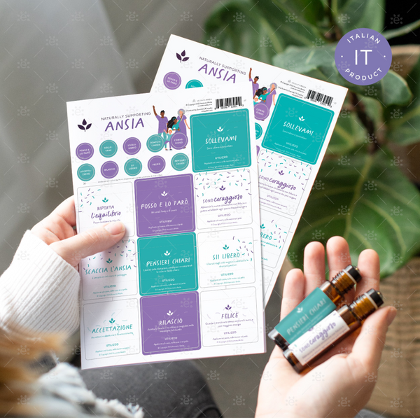 MyMakes : Naturally Supporting Anxiety - Label Sheet - ITALIAN ...