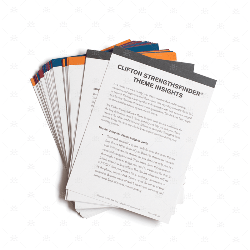 Clifton Strengths Gallup Theme Insights Cards (37 card set) - Essential ...
