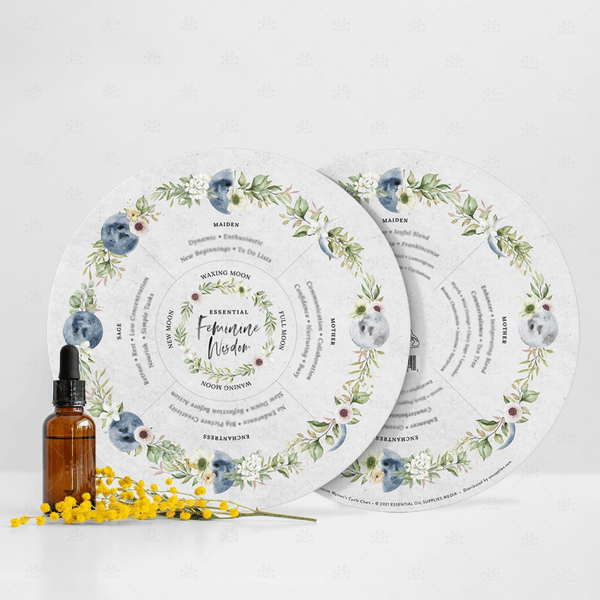 Essential Feminine Wisdom Wheel - ENGLISH - Essential Oil Supplies