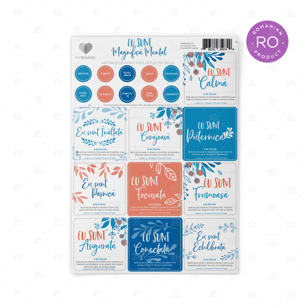 MyMakes : I AM Mentally Magnificent by Desiree Mangandog - Label Sheet ...