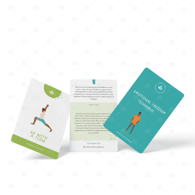 Naturally Supporting Depression Card Deck - ENGLISH - Essential Oil ...